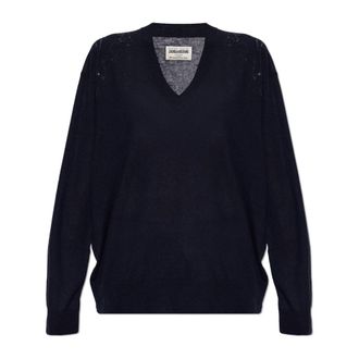 Zadig&Voltaire Swyny Kaschmirpullover - - Knitwear - Damen - Blau - XS