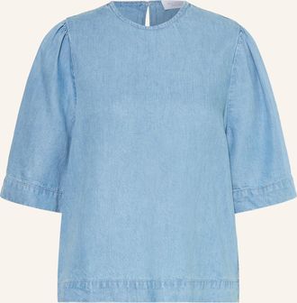 Rich & Royal Blusenshirt In Jeansoptik blau