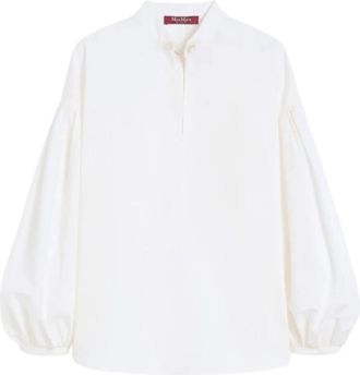 Max Mara Femme, Blouses et Chemises, Blanc, Taille: 40 FR Blouses