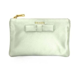 Prada Pochette en satin Pre-owned - Femme - Pre-owned - Vert - Taille: ONE Size