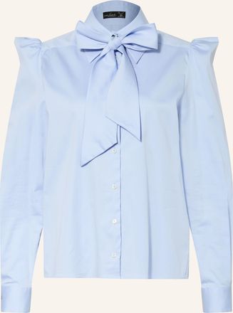van Laack Van Laack Hemdbluse Vl-Livia-Xx Mit Abnehmbarer Schluppe blau
