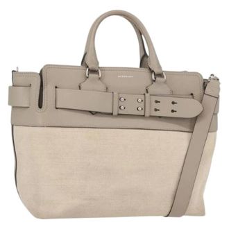 Burberry Pre-owned Canvas Handtaschen - - Pre-owned - Damen - Beige - ONE SIZE