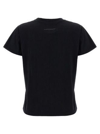 Maison Margiela Womens Black Cotton T-Shirt