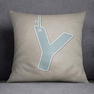 Bonamaison Le Jardin du Lin Kissenhüllen, Cotton, Mehrfarbig, 45x45