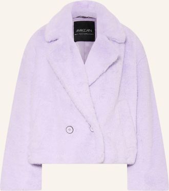 Marc Cain Kunstfell-Jacke lila