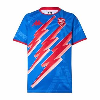 Kappa Maillot Rugby Stade Fran&ccedil;ais Ext&eacute;rieur Homme (FR/ES, Alpha/Lettres, XXL, Taille Normale, Taille Normale, Bleu)