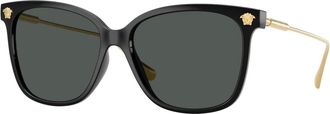 Versace Femme, Accessoires, Noir, Taille: 57 MM Ve4507U Lunettes de soleil