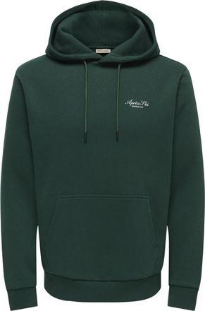 Only & Sons Onsceres Hood Sweat Print Cam Noos