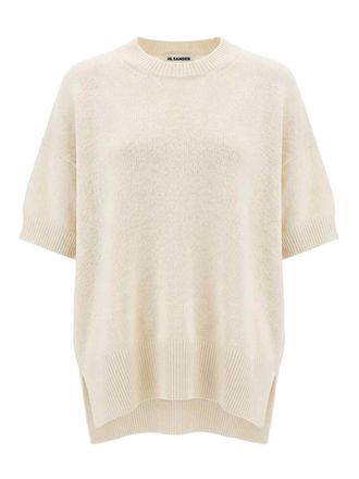 Jil Sander Pull Col Rond - Beige