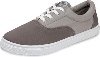 Lakeland Footwear Hudson Baskets en Toile pour Homme, Gris, 42.5 EU