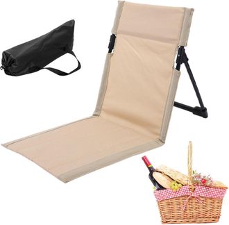 Generic Strandliege - Leichter Klappstuhl, verstellbare R&uuml;ckenlehne, tragbare Outdoor-Entspannungsm&ouml;bel, Reiselounge, Bequeme Sonnenliege |, Pool, Terrasse, G