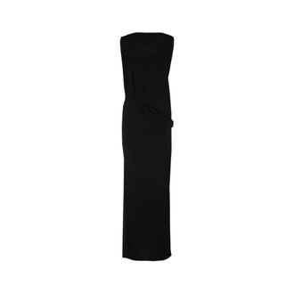 Jacquemus La Robe Peplo Longue - - Dresses - Damen - Schwarzk - XS