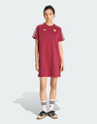 adidas adidas Performance - Spain Originals - Robe - Bordeaux-Rouge