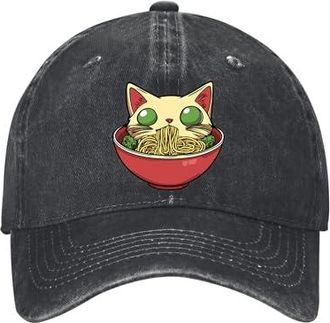 Generic Casquette Trucker Chat Nouille Chapeau De Soleil Unisexe Chapeau De Sport Toutes Les Saisons Casquette De Baseball pour Voyages P&ecirc;che Sports De Plein 