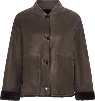 Yves Salomon veste teddy - Gris