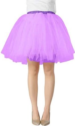 Generic Jupe Plissee Femme, Mini Jupe Femme Sim Fit Tutu Unie pour Idéale pour Les FêTes Et Spectacles La Plage LéCole Ou La Danse Ligne A Basique pour Le Pri