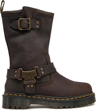 Dr. Martens Stiefeletten Dr. Martens Anistone Tall Leather Biker31901201 Braun