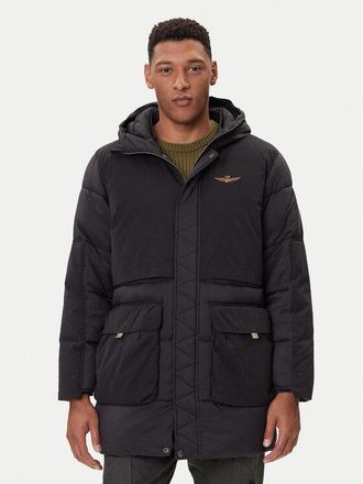 Aeronautica Aeronautica Militare Winterjacke 252AB3015UCT04211 Schwarz Regular Fit