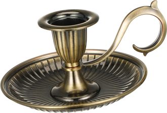 BESTOYARD Retro Kerzenhalter Mit Griff Vintage Metall Tischkerzenst&auml;nder F&uuml;r Hochzeiten Einweihungspartys Und Festliche Tischdekorationen