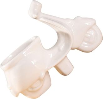 Yarnow Motorrad Keramik Blumentopf Sukkulenten &Uuml;bertopf Kleiner Pflanzgef&auml;&szlig; F&uuml;r B&uuml;ro Garten Schreibtisch Dekoration