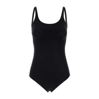 Courr&egrave;ges Femme, Maillots de bain, Noir, Taille: 40 FR Maillot de bain 1 pi&egrave;ce d&eacute;coup&eacute;
