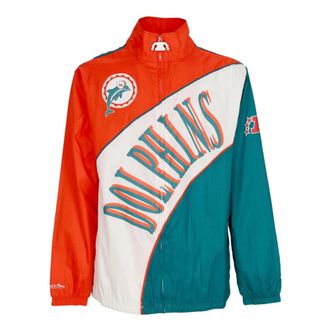 Mitchell & Ness Miami Dolphins Retro Windbreaker Jacke - - Jackets - Herren - Mehrfarbig - L