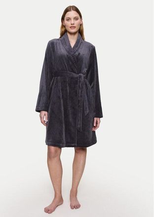Triumph Bademantel Robes Fleece Robe 01 10216526 Grau