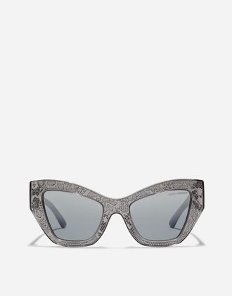 Dolce & Gabbana Sonnenbrille Dg Pizzo - Frau Icons Grau Onesize