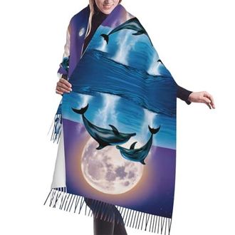 Generic Dauphin Mignon Femme Foulard Douce Etole Avec Gland Scarf Pour Soir&eacute;e Mariage Cadeau Automne