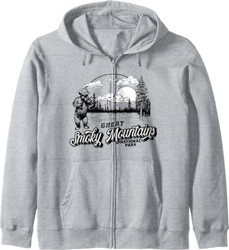 Symbiosis Supply Co. Vintage Bear & Fiddle im Great Smoky Mountains Nationalpark Kapuzenjacke