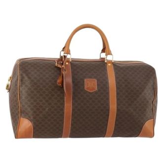 Celine Sac Boston Vintage Pre-owned - Femme - Pre-owned - Brun - Taille: ONE Size
