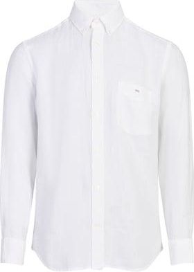 Eden Park Chemise droite &agrave; logo en lin