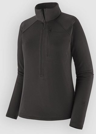 Patagonia R1 Ultralight 1/2 Half-Zip Fleece Pullover black