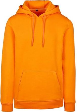 Build Your Brand By011-heavy Hoody Sweatshirt Capuche, Paradis Orange, XL Homme