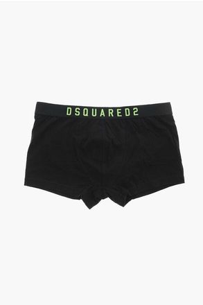 Dsquared2 Solid-Color Boxer With Fluorescent Logo size L