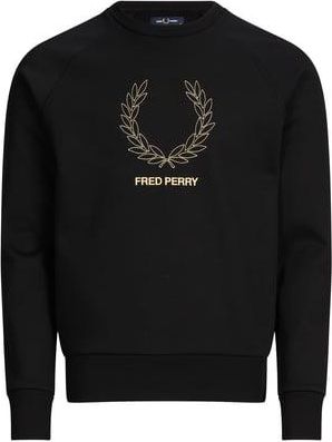 Fred Perry Sweat brod&eacute; &agrave; col rond en coton