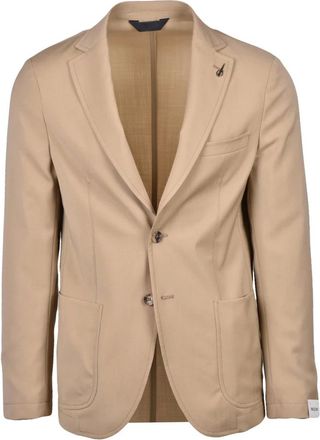 Paoloni Homme, Costumes, Beige, Taille: XL Giacca Stondata