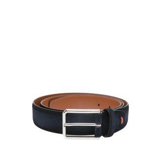 Santoni Homme, Accessoires, Bleu, Taille: 120 CM Cint REG H 35 PAL Ceinture