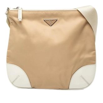 Prada Sac bandouli&egrave;re Pre-owned - Femme - Pre-owned - Beige - Taille: ONE Size