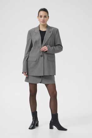 Kaffe Blazer KAellie Baggy fit grey white