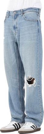 Calvin Klein Jeans Homme, Jeans, Bleu, Taille: W32 Jeans Straight 90s Tencel Blend