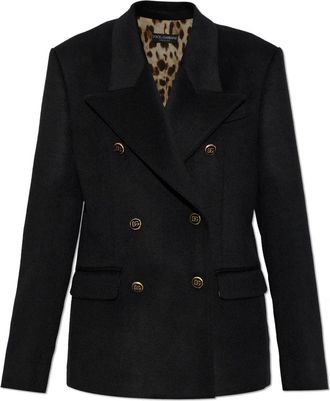 Dolce & Gabbana Kaschmir-Blazer - - Jackets - Damen - Schwarzk - S