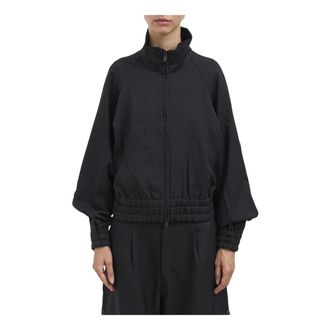 Yohji Yamamoto Femme, Sweatshirts et sweats &agrave; capuche, Noir, Taille: 40 FR Track Top Adaptatif Uniforme Sport