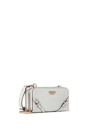 Guess Mini sac bandouli&egrave;re grain&eacute;