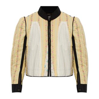 Chlo&eacute; Kurze Jacke mit R&uuml;ckenschlitz - - Jackets - Damen - Gelb - XS