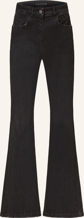 Luisa Cerano Luisa Cerano Bootcut Jeans Mit Schmucksteinen schwarz