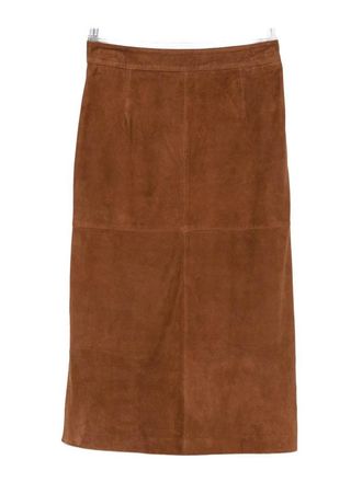 Marella Jupe En Cuir - Marron