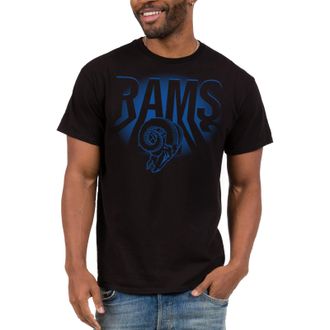 Junk Food Clothing x NFL - Los Angeles Rams - Team Spotlight - Unisex Adult Short Sleeve Fan T-Shirt for Men and Women - Size X-Large