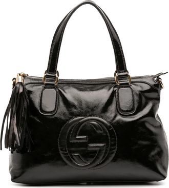Gucci Hobo Bags - Small Patent Soho Working Satchel - Gr. unisize - in Schwarz - für Damen