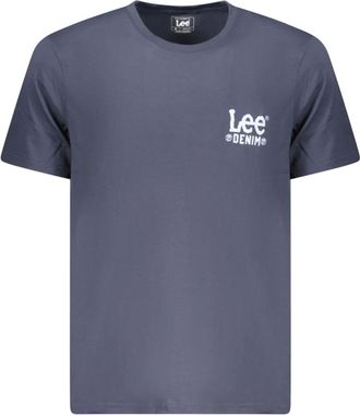 Lee Homme, Tops, Bleu, Taille: 2XL Subtle Logo Tee